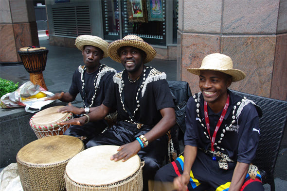 Runners rock to African beats - The Gorilla Organization